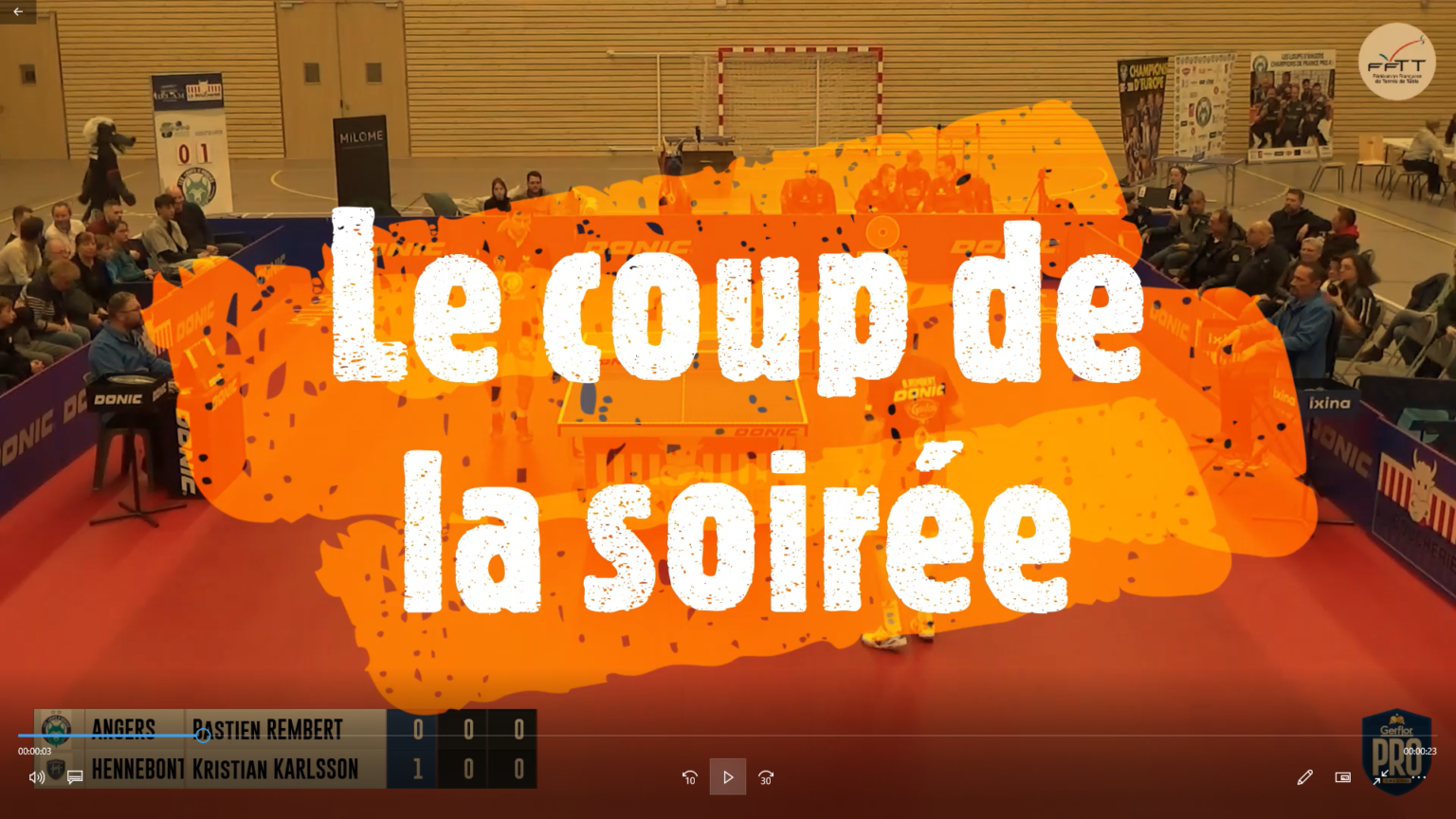 Le coup de la soirée ! – Les Loups d'Angers